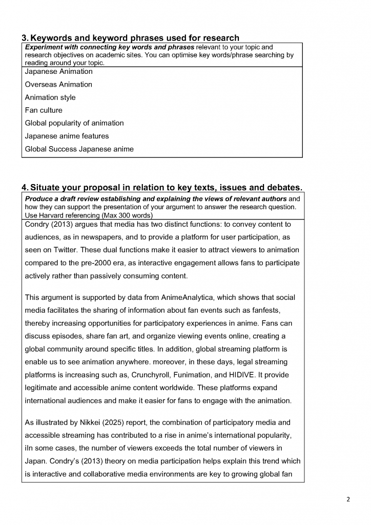 Week 9: Polish the Research Proposal – Seiya's Blog